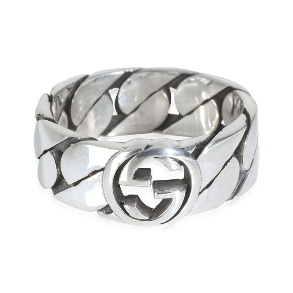 Gucci | Jewelry | Gucci Sterling Silver Interlocking G Ring | Poshmark